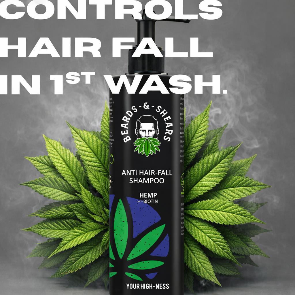 Sulphate FREE Anti Hairfall Biotin Hemp Shampoo for men